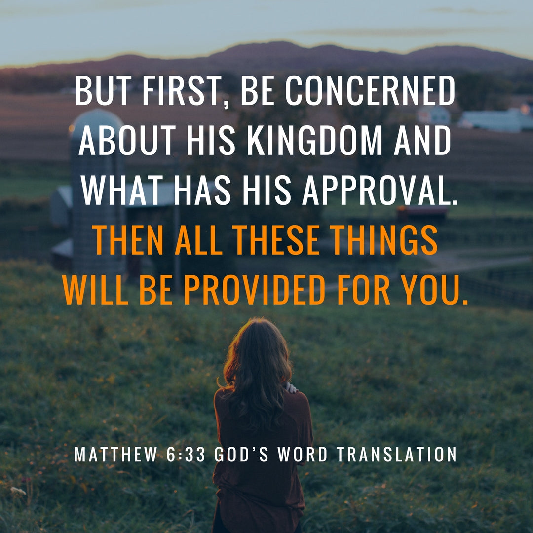 Compare Matthew 6 31 33 All These Things Will Be Provided For You God Compare Matthew 6 31 33 All These Things Will Be Provided For You God