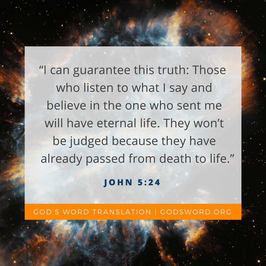 Compare John 5:24 they have already passed from death to life – God’s ...